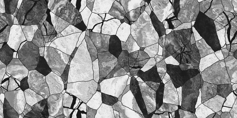Seamless Broken Cracked Porcelain or Ceramic Background Texture Stock ...