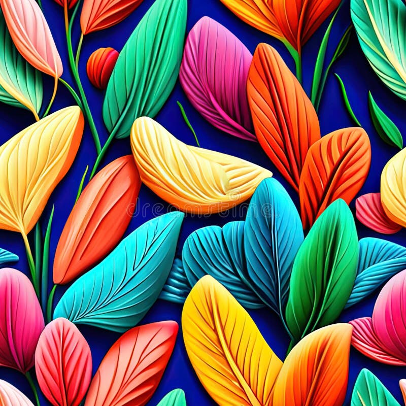 Seamless Craft Clay Patterns, with Intricate Details and Shades. Stock ...