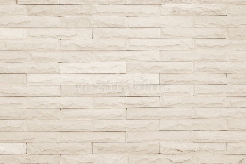 Seamless Cream Pattern of Decorative Brick Sandstone Wall Surface with ...