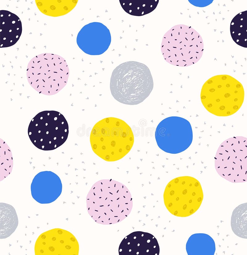 Dotted Circles, Abstract Background Stock Vector - Illustration of ...