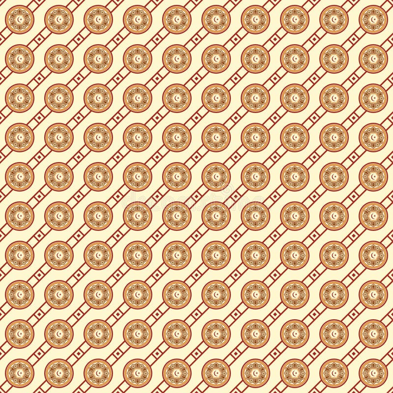 Seamless Crescent Pattern stock vector. Illustration of geometric ...