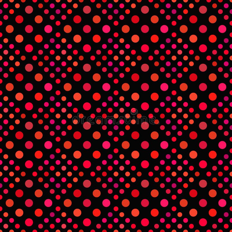 Seamless Crimson Geometrical Circle Pattern Background Design Stock ...