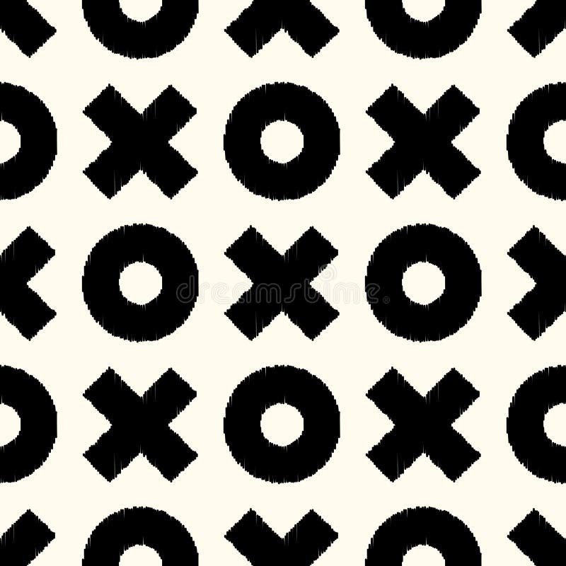 Seamless Cross Pattern in Pixel Vector Design Stock Vector ...