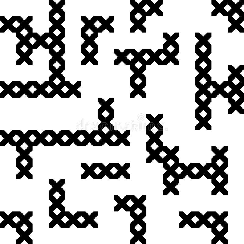 Seamless Cross Pattern stock vector. Illustration of elegant - 91418227