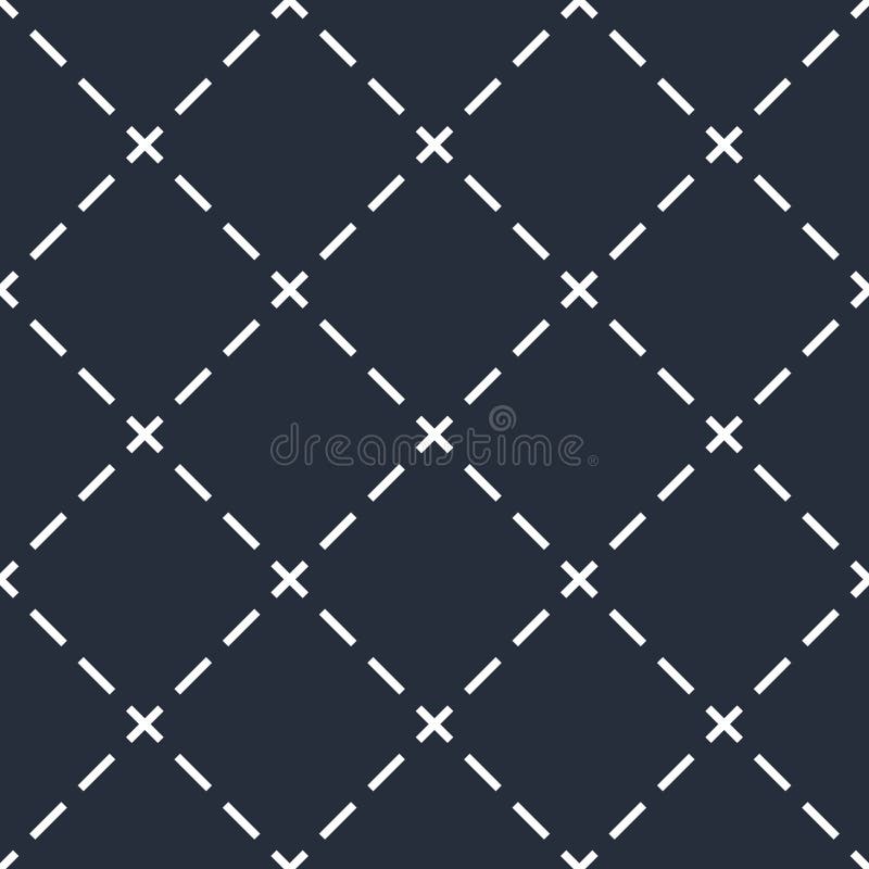 Seamless Crossed Lines Geometric Pattern, Abstract Minimal Vector ...