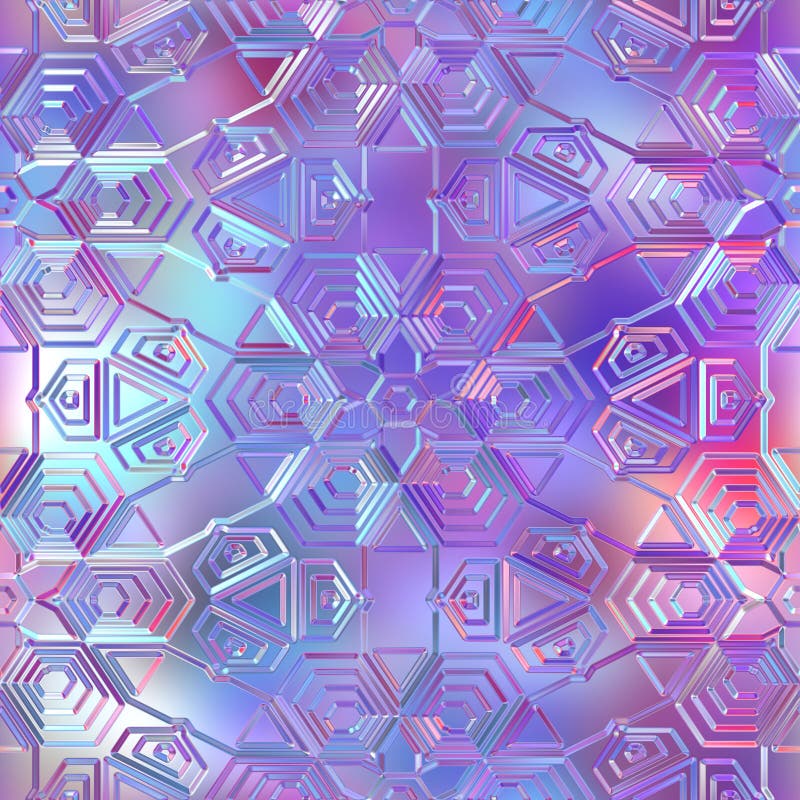 Seamless Crystal Glass Pattern Stock Illustration - Illustration of ...