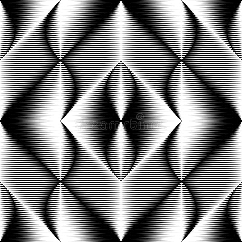 Seamless Crystal Pattern stock vector. Illustration of monochrome ...