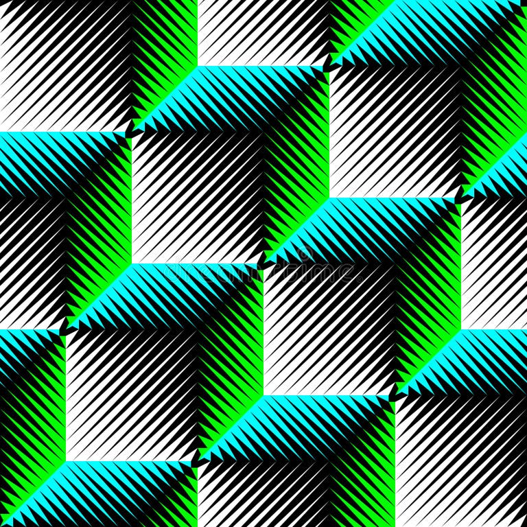 Seamless Cube Pattern. Abstract Wrapping Background Stock Vector ...