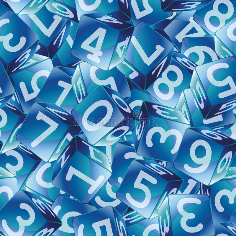Seamless cubes stock vector. Illustration of numeracy - 134223827