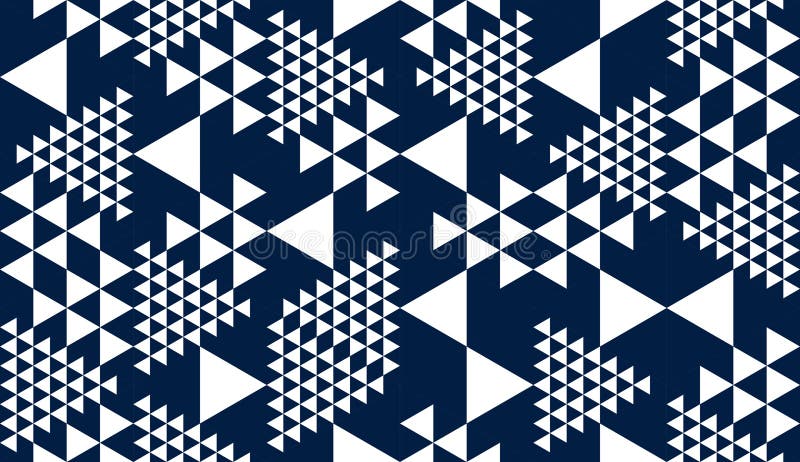 Textile Seamless Pattern Cubes White Texture Triangles Stock ...