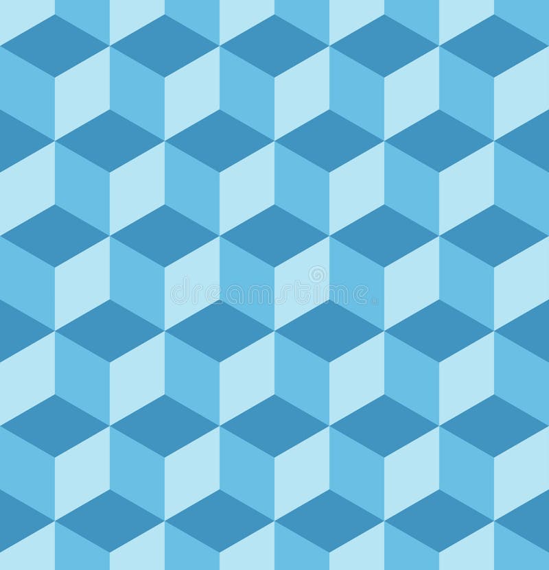 Seamless Cubic Pattern. Abstract Geometric Low Poly Background. Stylish ...