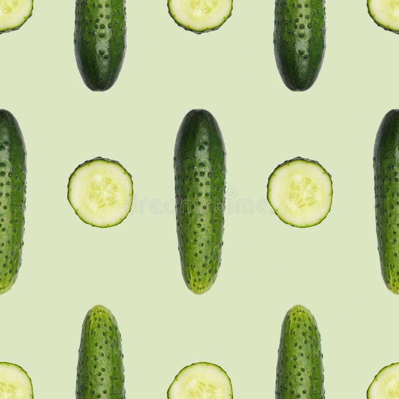 Seamless cucumber pattern stock image. Image of healthy - 73561371
