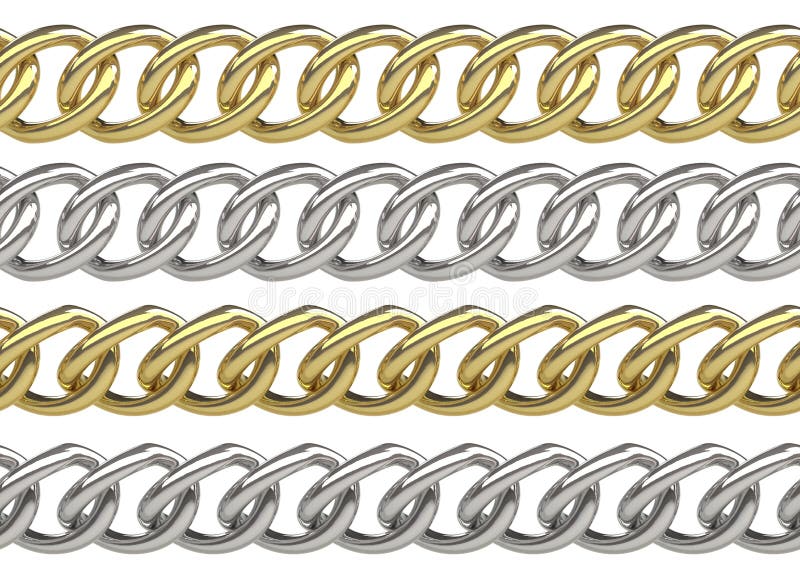 Cuban Link Chain Vector