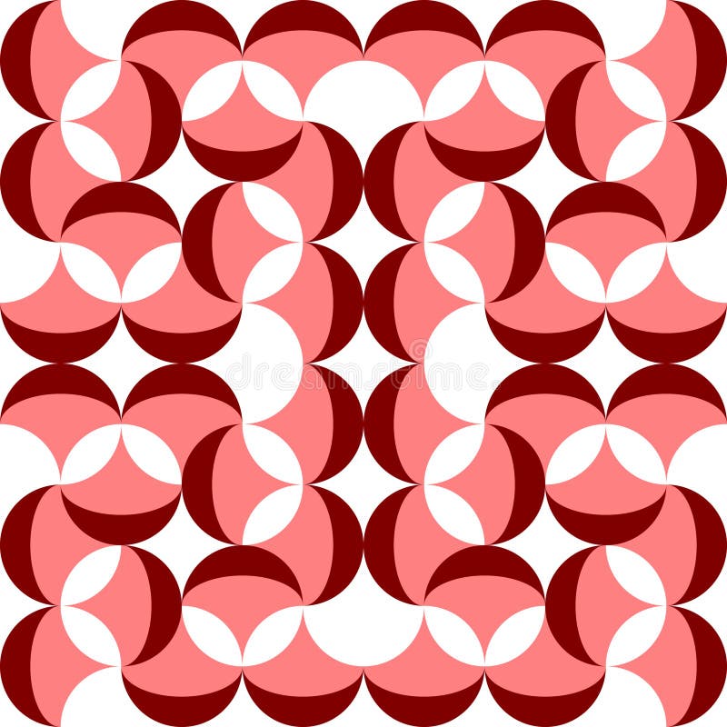 Seamless Curved Shape Pattern Stock Vector - Illustration of backdrop ...