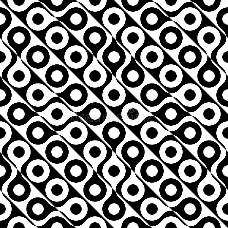 Seamless Curved Shape Pattern Stock Vector - Illustration of futuristic ...