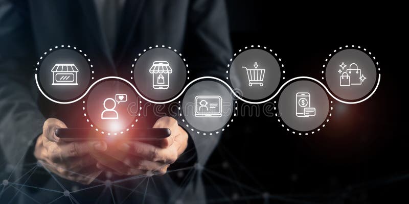 Seamless Customer Experience Concept. Using Tablet for Providing ...