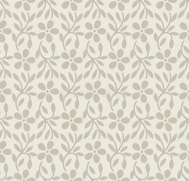 Seamless Small Floral Wallpaper Pattern Design Stock Vector ...