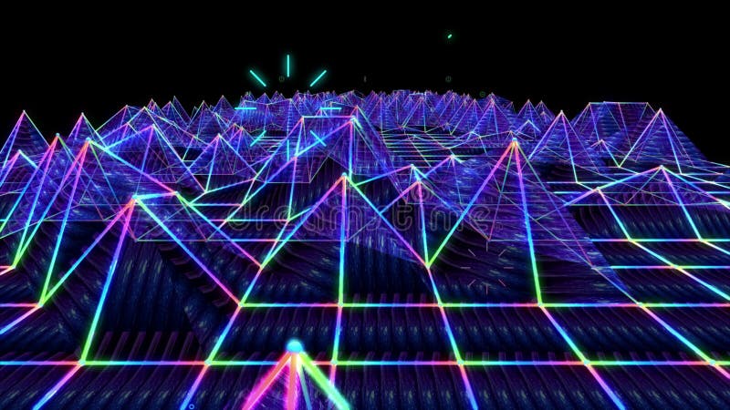 Triangular Moving Geometric Pattern, Triangle Polygon Shapes Seamless ...