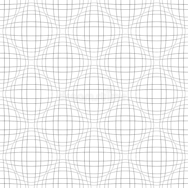 Seamless 3D Convex Pattern. Wavy Lines Texture Stock Vector ...