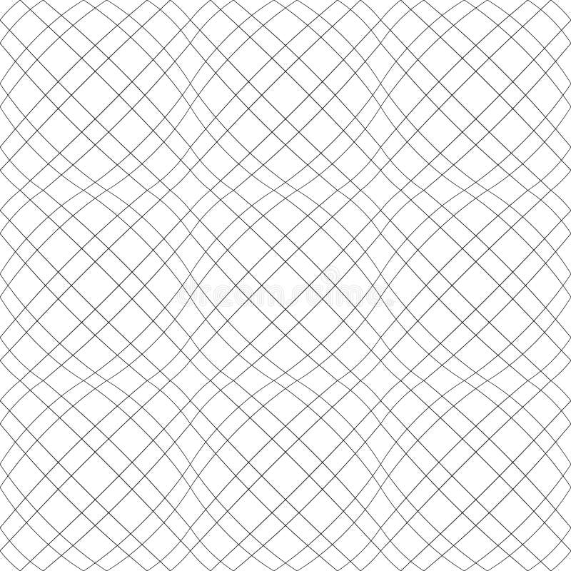 Seamless Convex Pattern. Wavy Lines Texture Stock Vector - Illustration ...