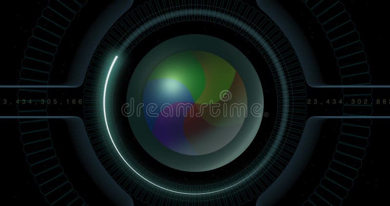 Seamless 3D Loading Animation Background with Circular Buffering Motion ...