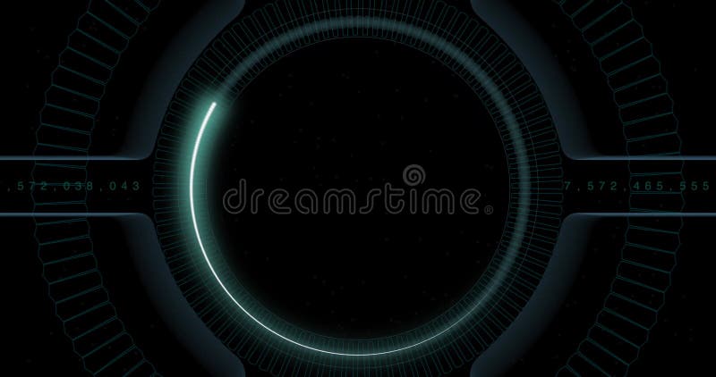 Seamless 3D Loading Animation Background with Circular Buffering Motion ...