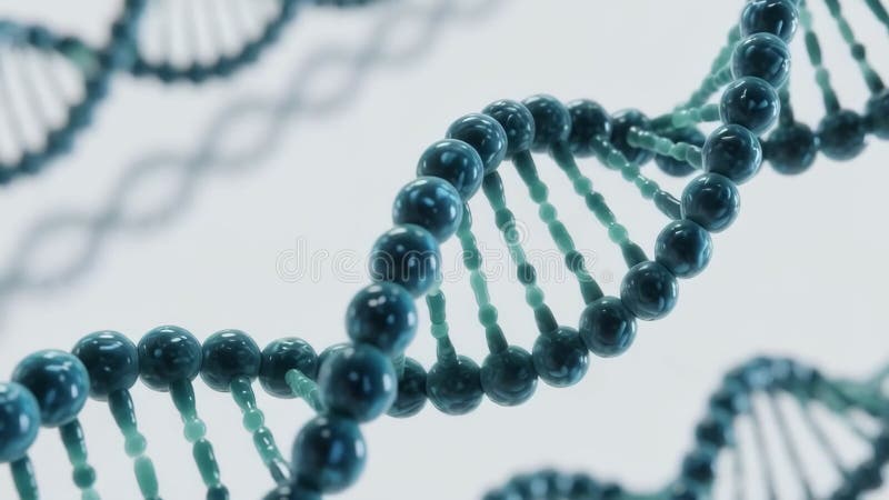3d Spinning DNA Molecule Loop Animation for Genetic Research or Medicine Concept Stock Footage ...