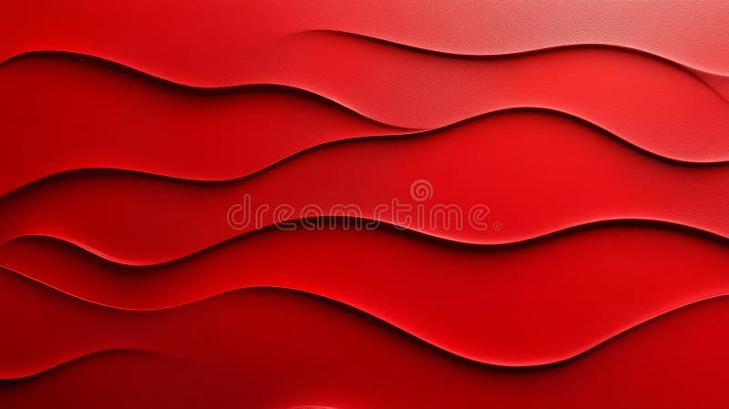 Seamless 3D Low Profile Light Red Wave Pattern Texture Background ...
