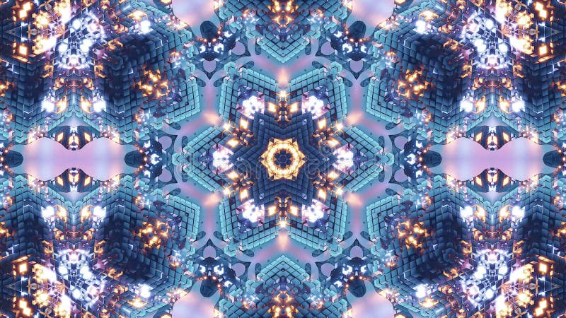 Seamless 3d Rendering of a Motion Graphics Background with Sparkly ...