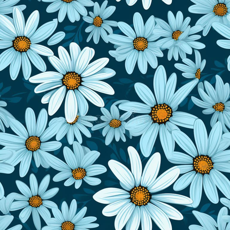 Seamless Daisy Ad for Billboard Ad Stock Illustration - Illustration of ...