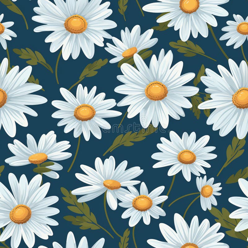 Seamless Daisy Billboard Ad for Eye-catching Attention Stock ...