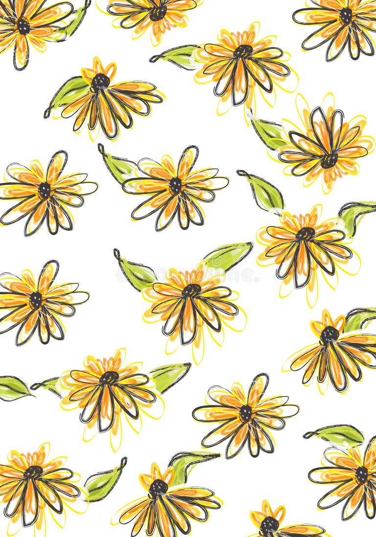 Daisy Pattern Stock Illustrations – 170,824 Daisy Pattern Stock ...