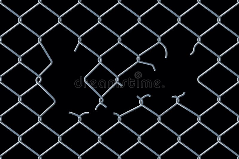 Hole In Chain Link Fence