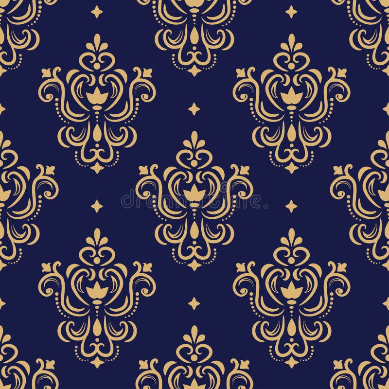 Damascus Pattern. Seamless Vintage Background Stock Vector ...