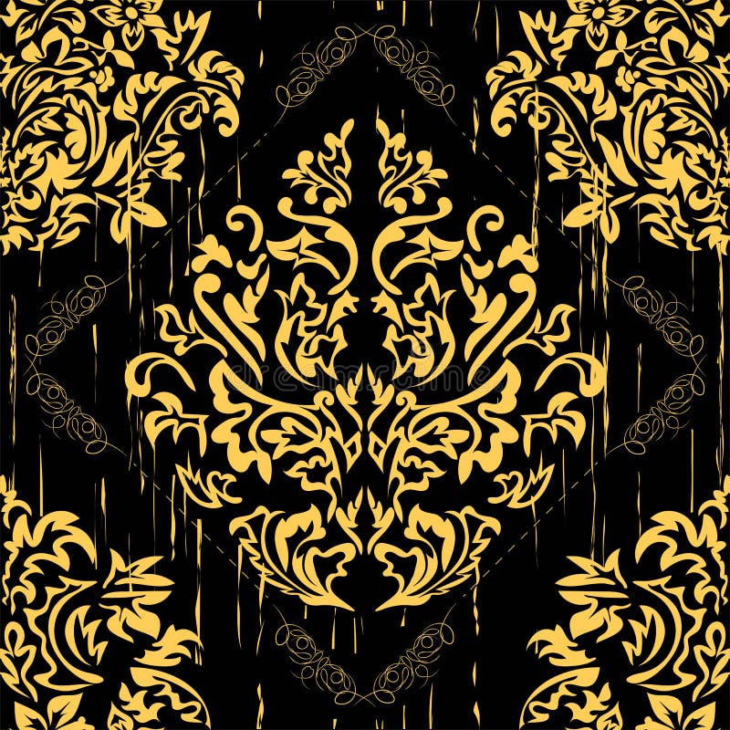 Beautiful Damascus Pattern, Great Design for Any Purposes. Vintage ...