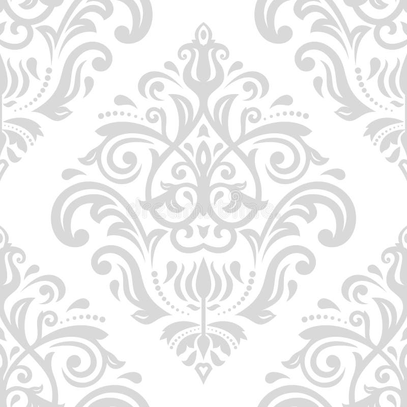 Seamless Damask Background stock illustration. Illustration of element ...