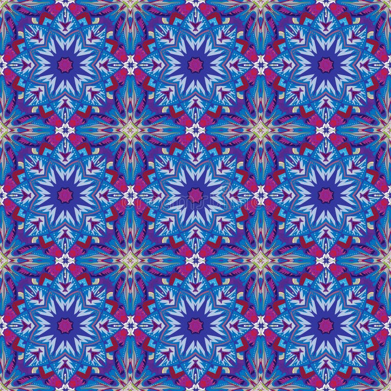 Seamless Damask Background Pattern Design and Wallpaper Made of Turkish ...