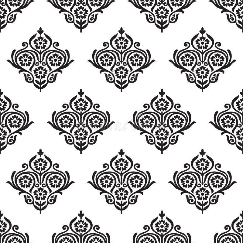 Damask floral pattern set stock vector. Illustration of flower - 40516071