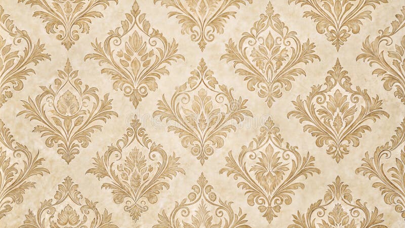 Seamless Damask Pattern.Classic Wall Embossed Wallpaper for Printing on ...