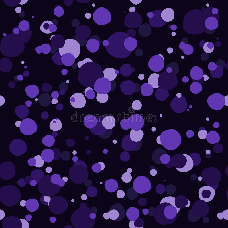 Seamless Dark Blue Dotted Pattern Stock Vector - Illustration of blot ...