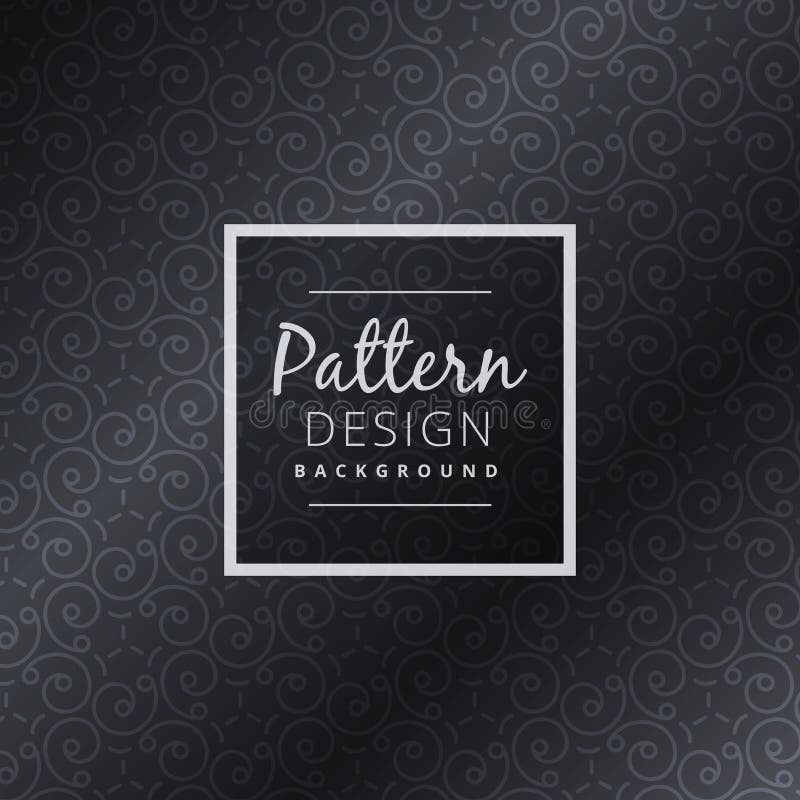 Seamless Dark Pattern Design Vector Design Illustration Stock Vector ...