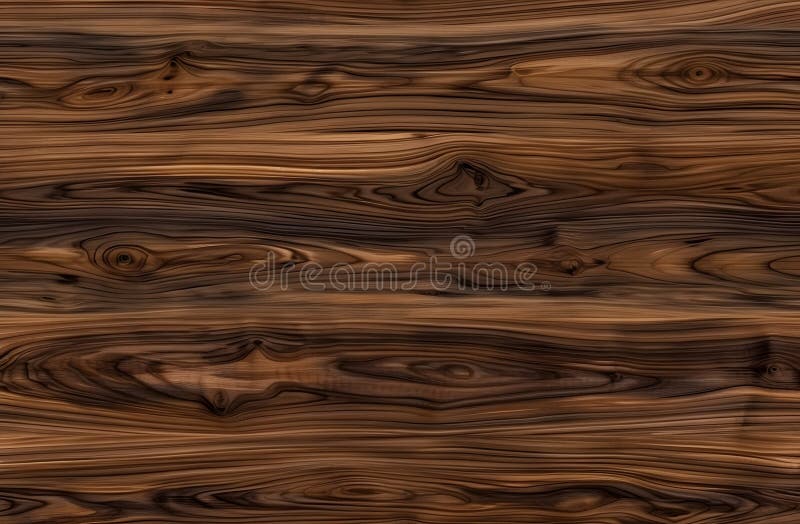 Seamless Dark Walnut Wood Texture Background Stock Illustration ...