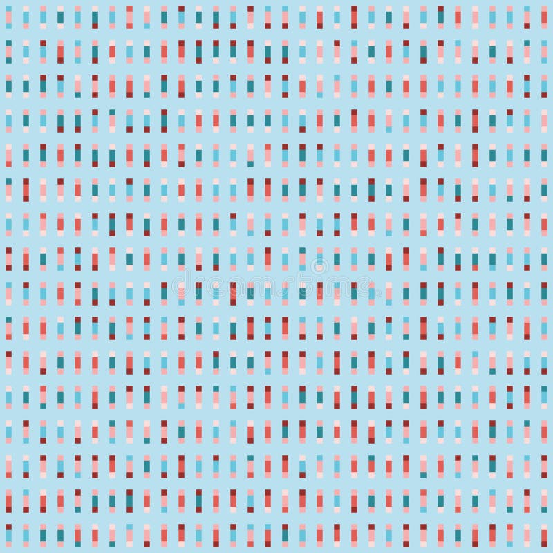 Seamless Dashed Colourful Vector Pattern. Abstract Geometric Lines ...