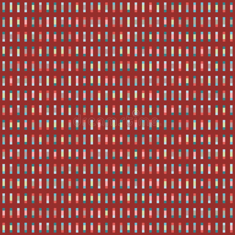 Seamless Dashed Colourful Vector Pattern. Abstract Geometric Lines ...