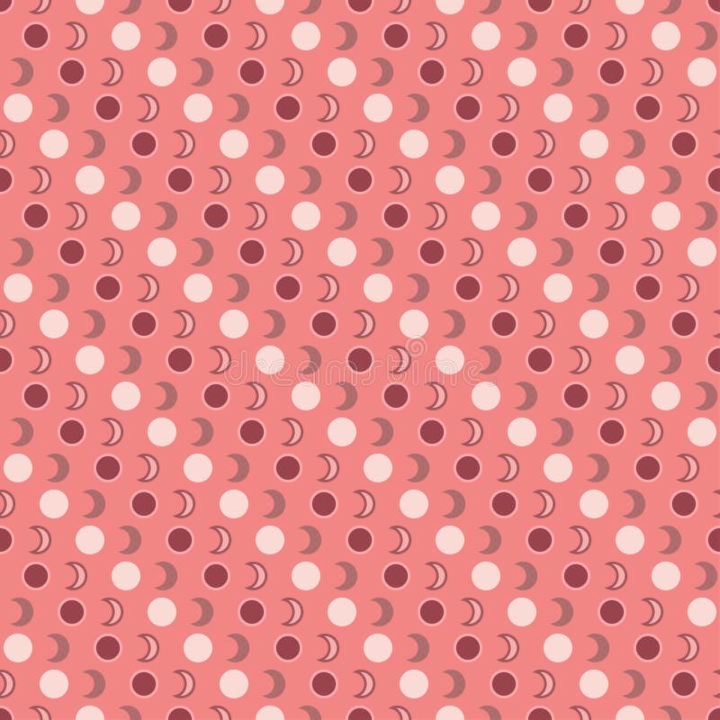 Seamless Decorative Background with Geometric Shapes Stock Illustration ...