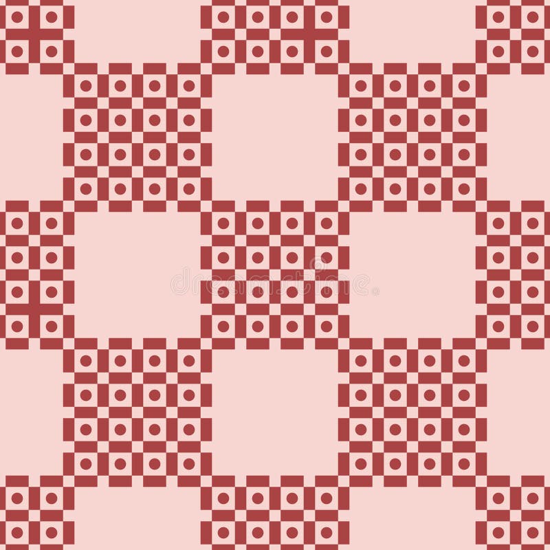 Seamless Checkered Brown Pattern Stock Vector - Illustration of ...