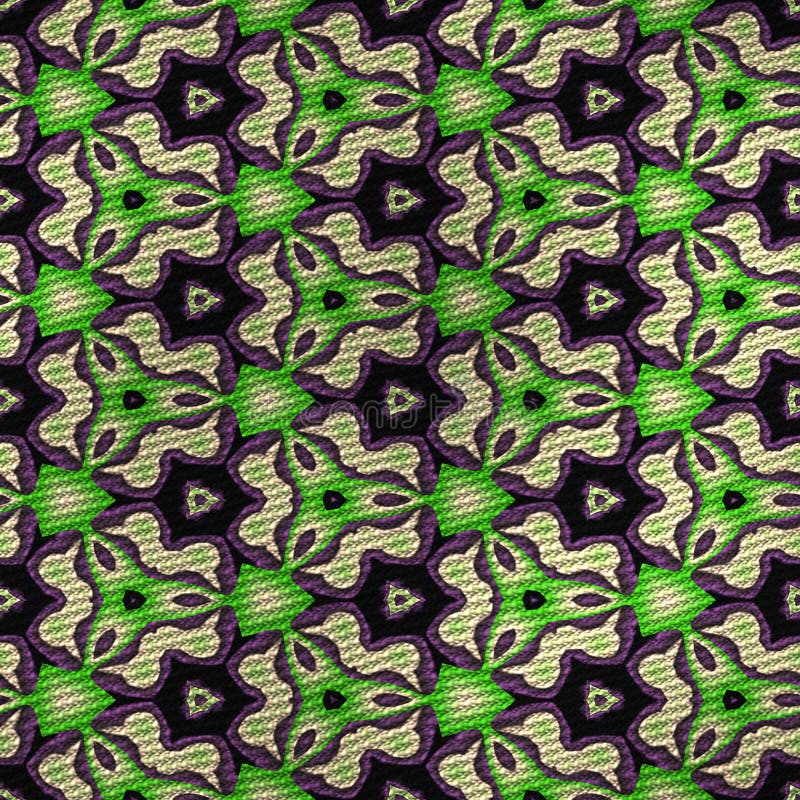 Seamless Decorative Cloth Pattern Tile Stock Illustration ...