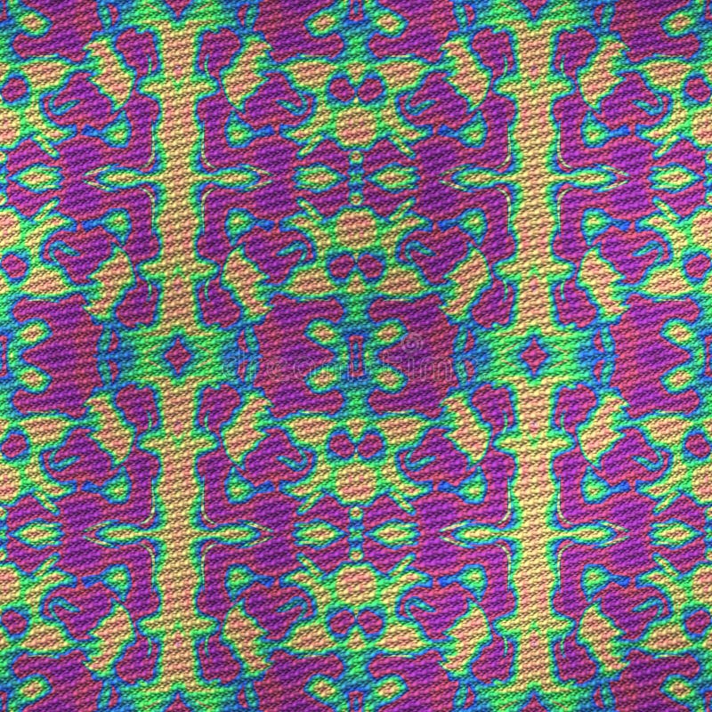 Seamless Decorative Cloth Pattern Tile Stock Illustration ...