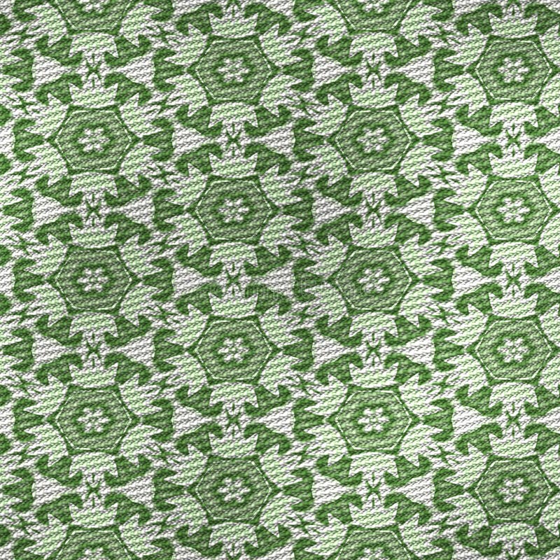 Seamless Decorative Cloth Pattern Tile Stock Illustration ...