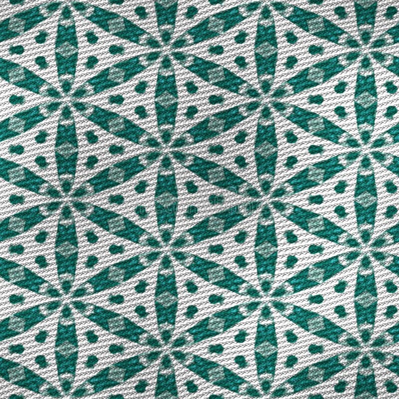 Seamless Decorative Cloth Pattern Tile Stock Illustration ...